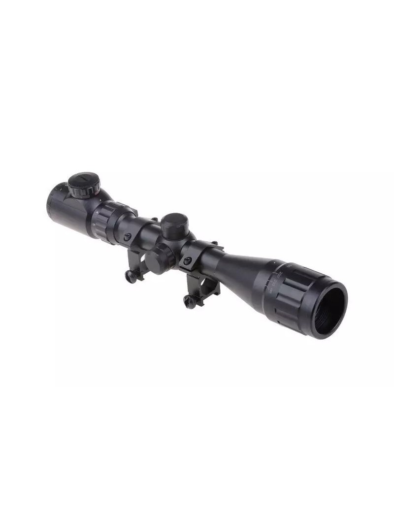 Theta Optics 3-9X40 AOEG Sniper Rifle Scope - Black