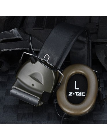 Z-Tac Comtac II Ear Defender Comms Headset - Black