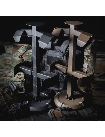 Plate Carrier Body Armour and Helmet Display Stand - Black