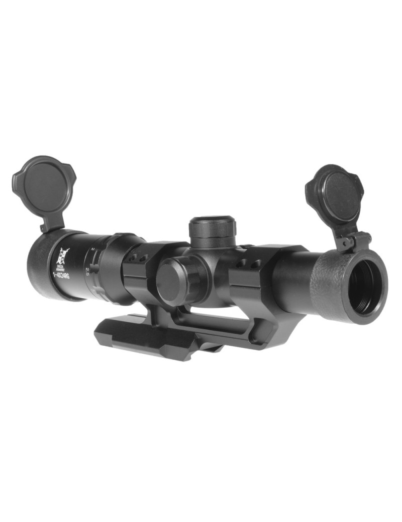 Delta Armory 1-4x24RG LPVO Marksman DMR Rifle Scope