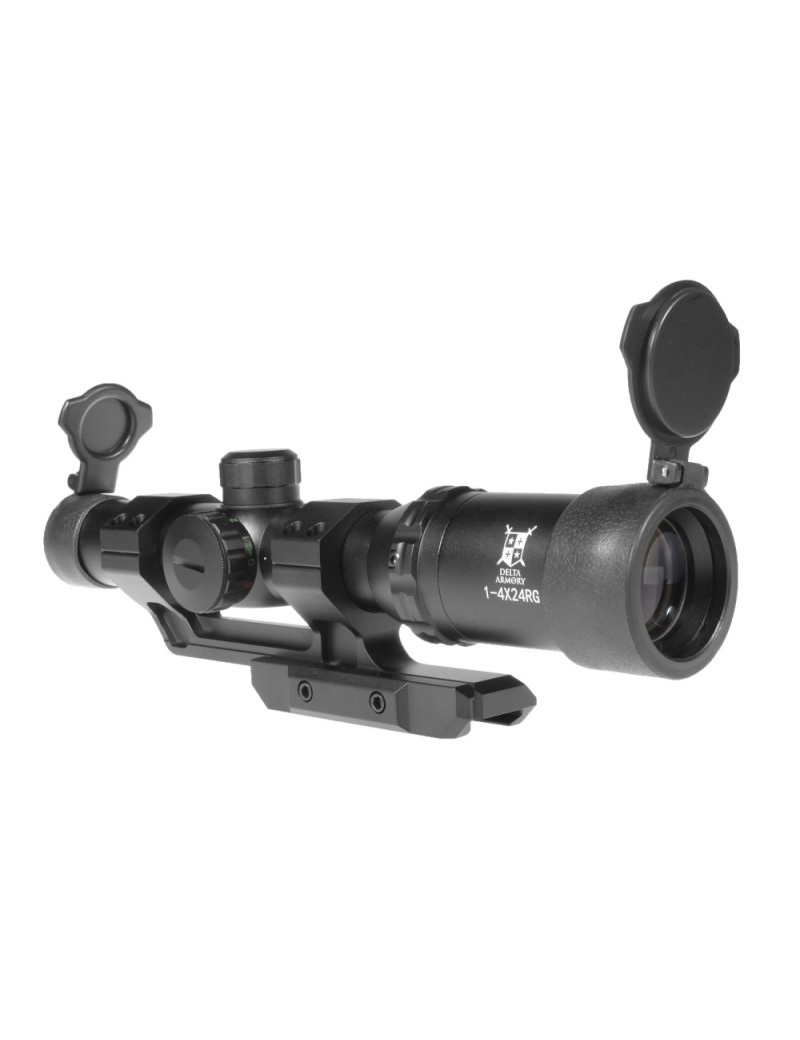 Delta Armory 1-4x24RG LPVO Marksman DMR Rifle Scope