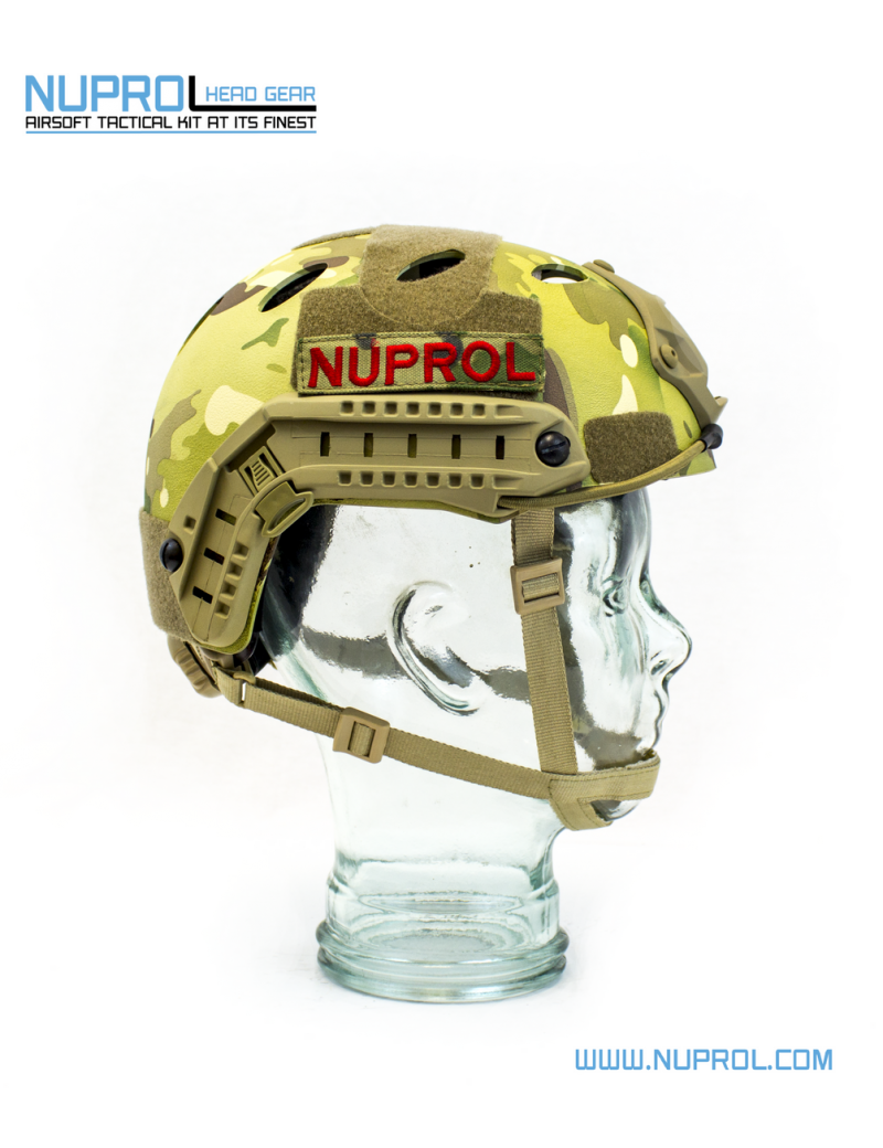 Nuprol Railed Fast Helmet Colour Multicam BTP